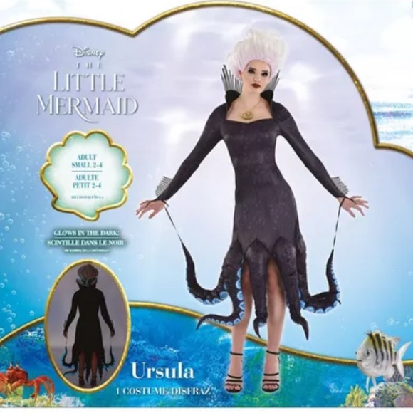 Disney | Other | Disney The Little Mermaid Ursula Glow In The Dark ...